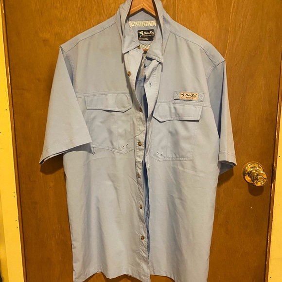 Bimini Bay | Shirts | Bimini Bay Short Sleeve Fishing Shirt Blue Medium ...